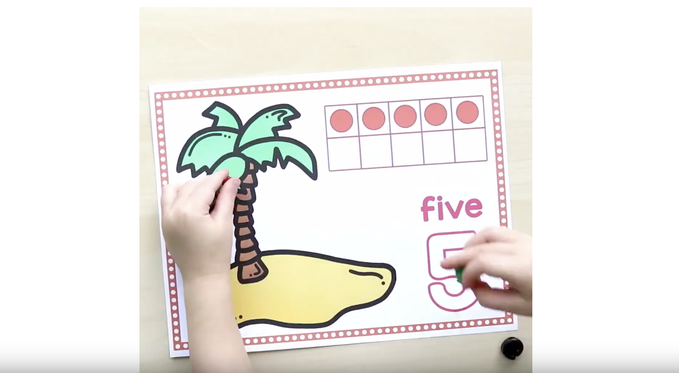 Chicka Chicka Boom Boom Counting Mats - ninos.smobi.net